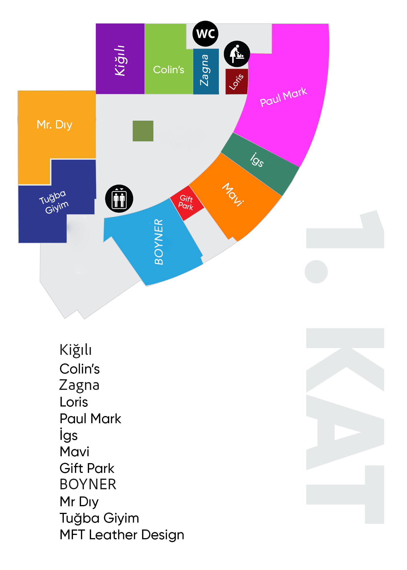 Kastamall AVM | 1. Kat Planı